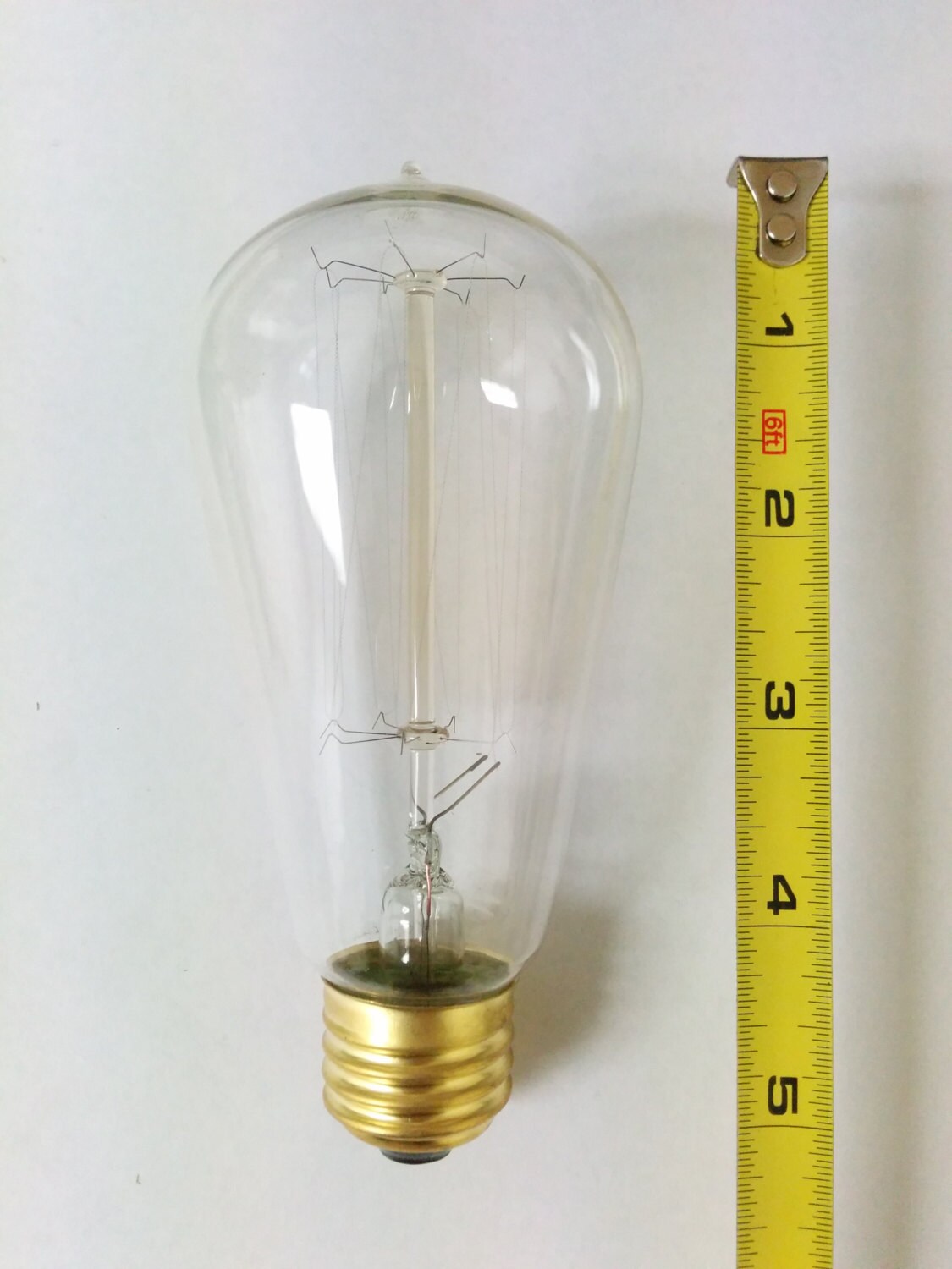 Simple Vintage Lighting ST58 Edison Style Light Bulb, E26 Base, 40W ...