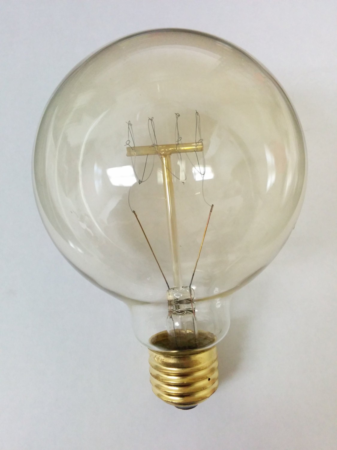 Simple Vintage Lighting G95 Edison Light Bulb, E26 Base, 40W or 60W ...