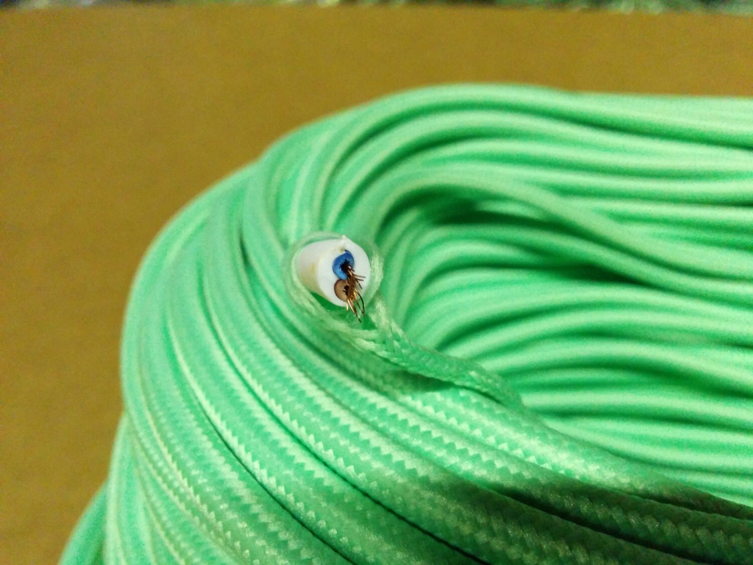 25 Feet Simple Vintage Lighting 2-wire Round Cloth Covered | Etsy