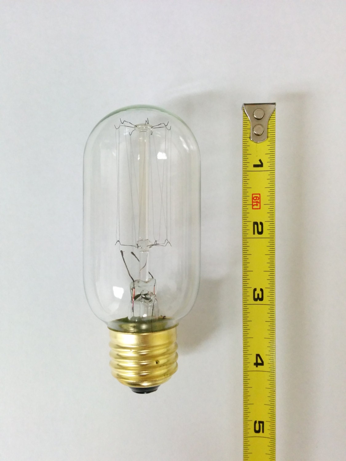 Simple Vintage Lighting T45 Edison Radio Light Bulb, E26 Base, 40W or ...