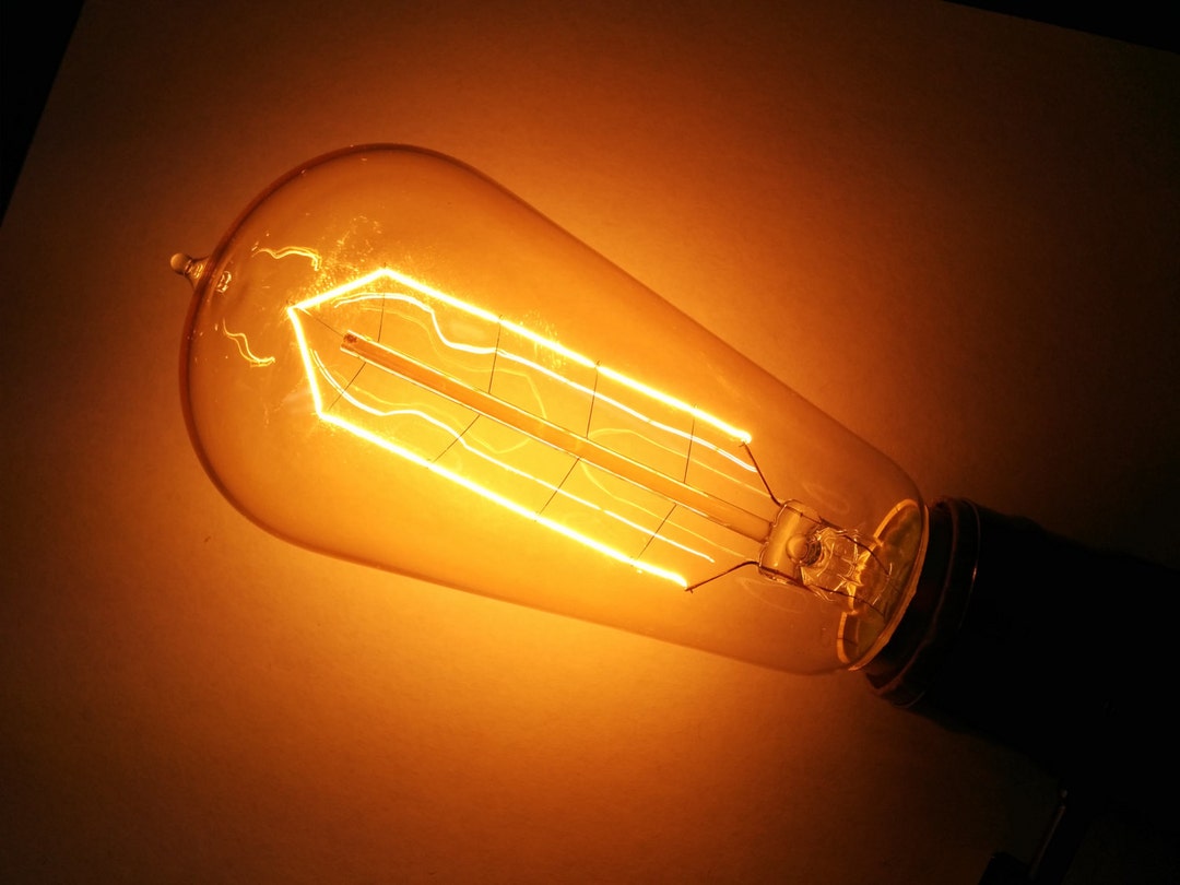 Simple Vintage Lighting ST58 Edison Style Incandescent Filament Light ...