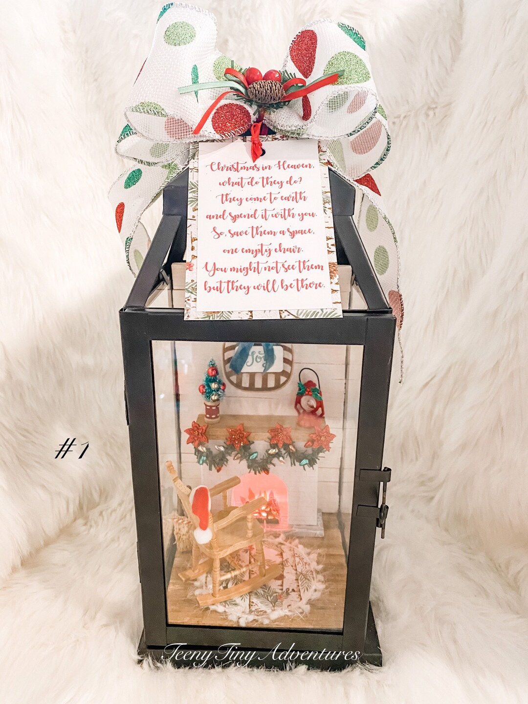 Empty Chair Christmas Lantern - Etsy