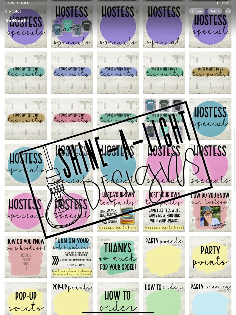 NEW Huge Tee Party/popup Graphics Bundle With MOCK PARTY - Etsy