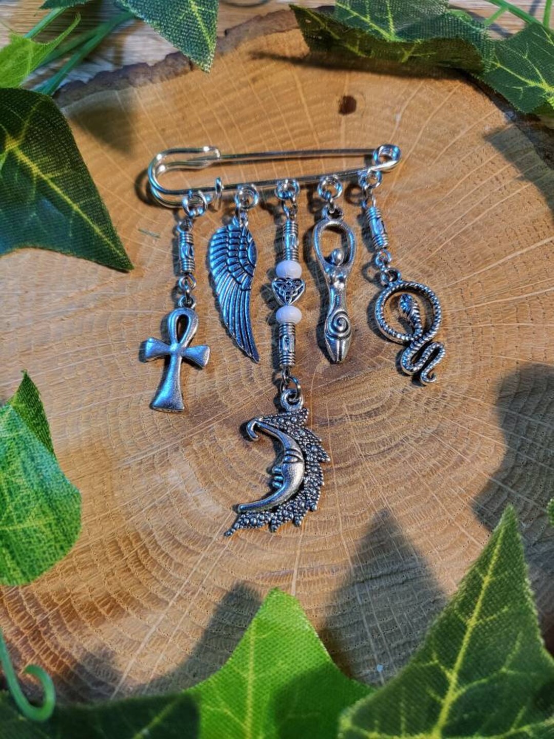 Isis Goddess Kilt Pin, Shawl/scarf Pin, Cloak Pin, Brooch, Charm/amulet ...