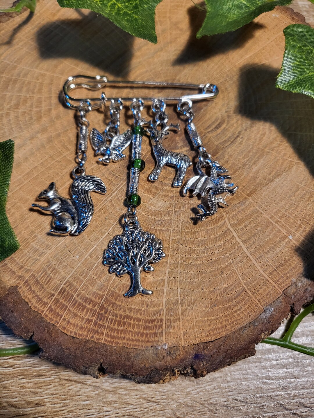 Yggdrasil Prayer Kilt Pin, Charm/amulet/talisman, Cloak Pin, Norse ...