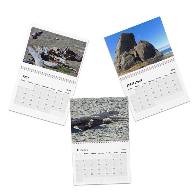 Wall Calendar (2025) Featuring Oregon Coast Highway 101 Pacific Ocean ...