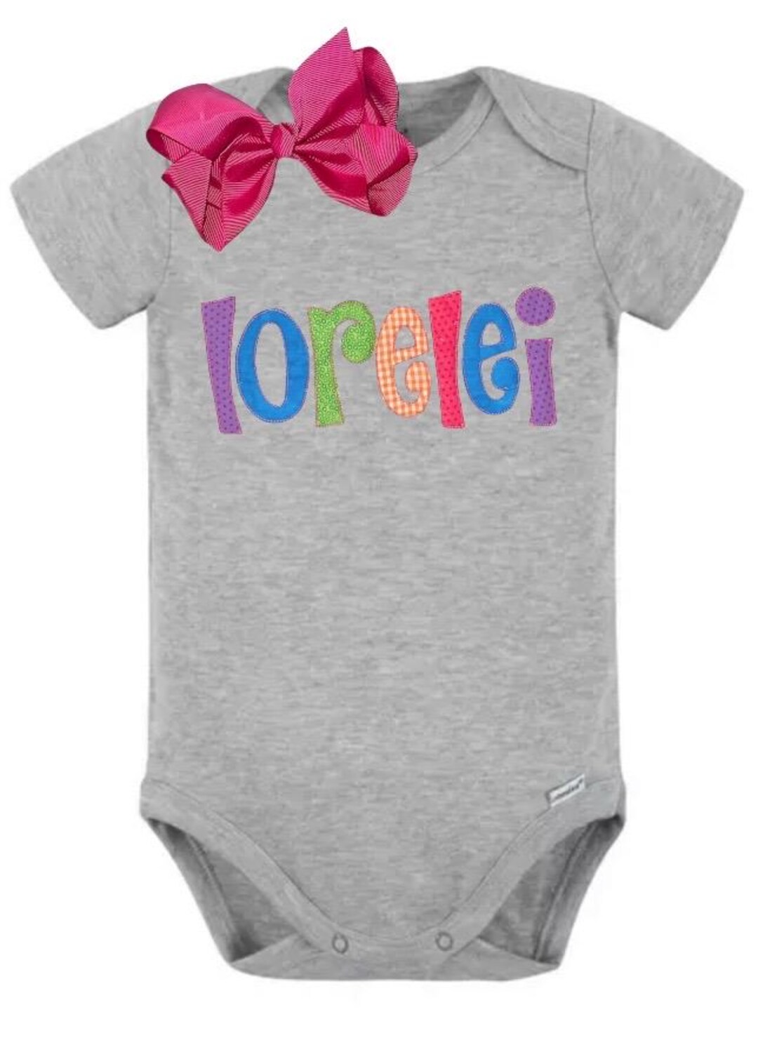 Girls Monogram Gerber Onesie, Monogrammed Onesie for Toddler Girls ...
