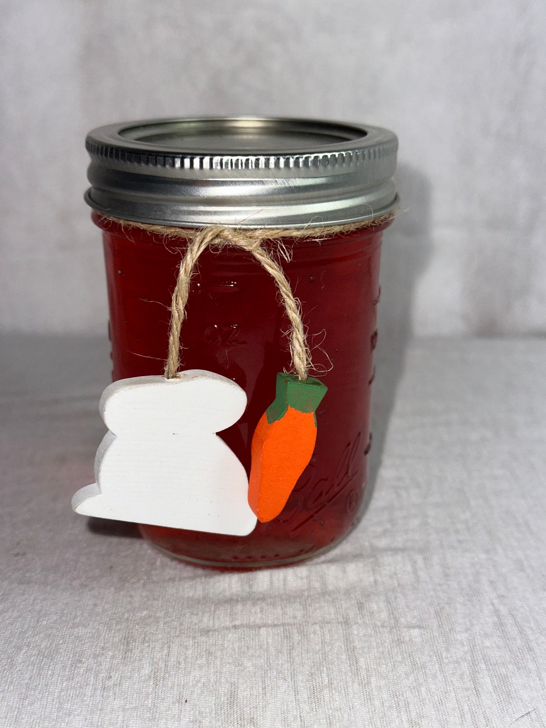 Vintage Set of 12 Jute Wood Ties Candy Bag Tie Wood Basket Ties Gift ...