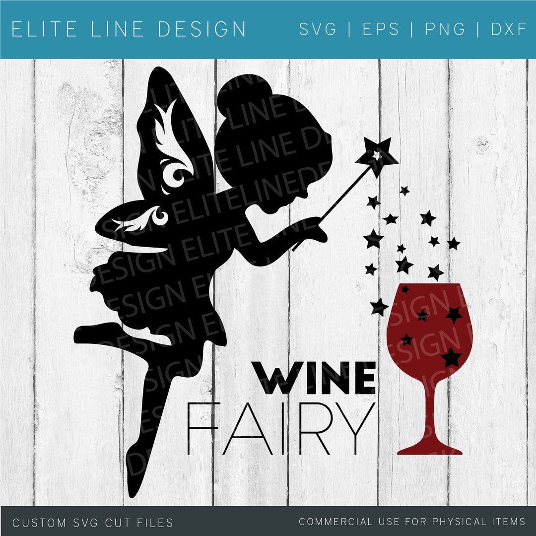 Wine Fairy-wine Fairy Svg-wine Svg-fairy Svg-wine Fairy Decal-fairy ...