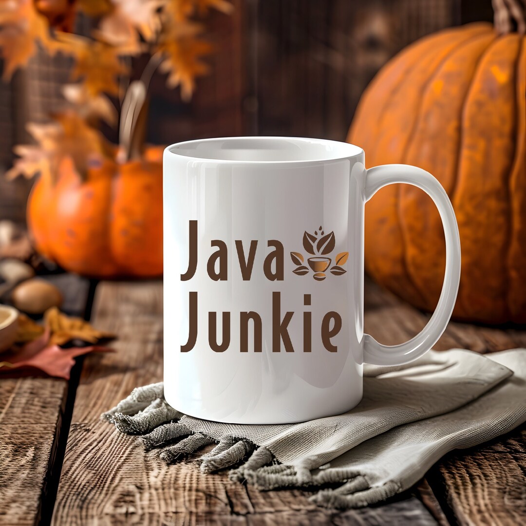 Java Junkie Mug, Coffee Lover, Caffeine Addict, Coffee Mug Gift, Coffee ...