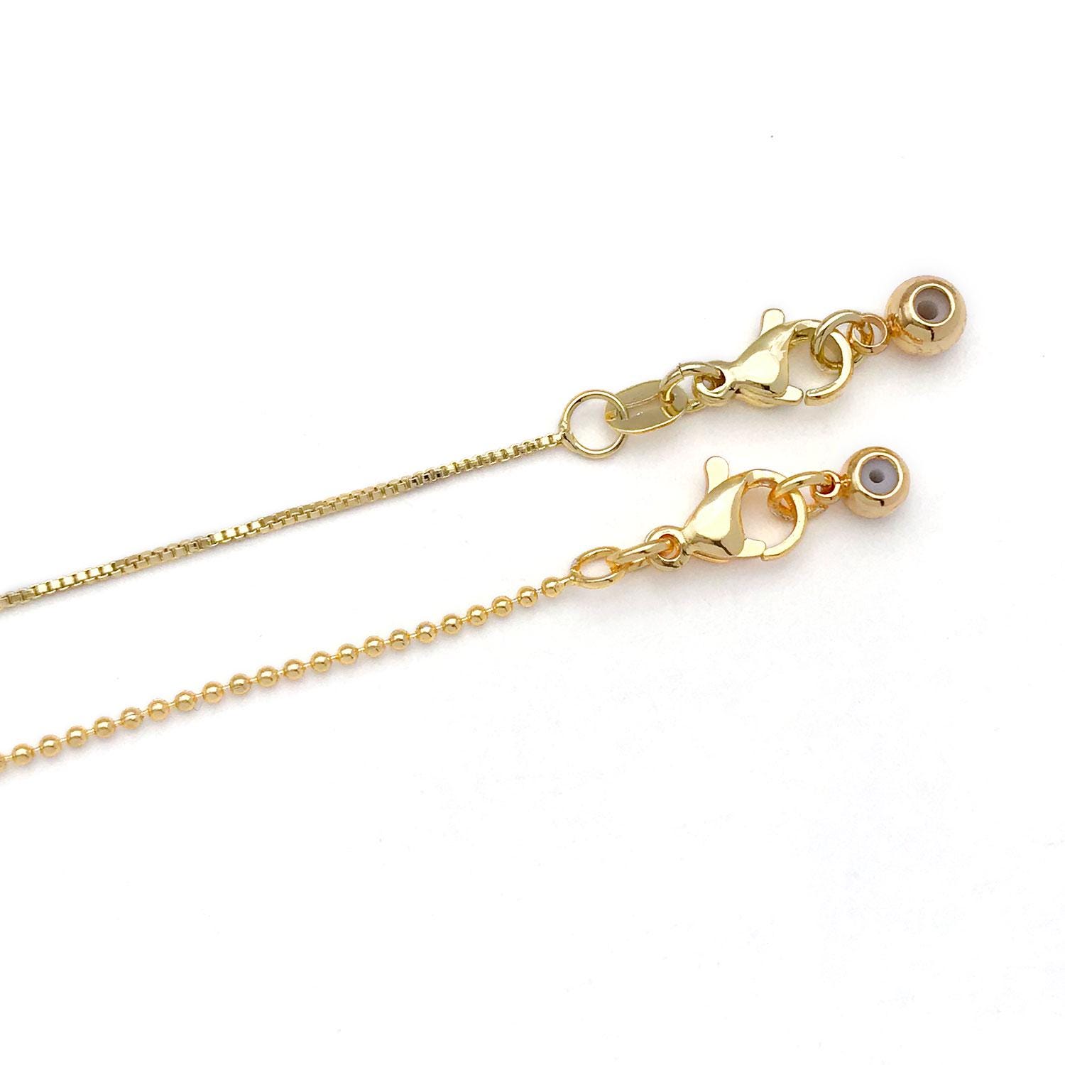 10pcs 18K Real Gold Plated Brass Positioning End Beads, Silicone Beads ...
