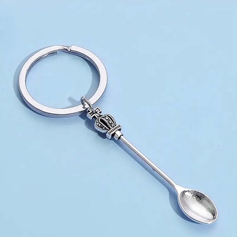 5/10pcs 10*54mm Vintage Crown Table Spoon Design Charms Alloy Cutlery ...