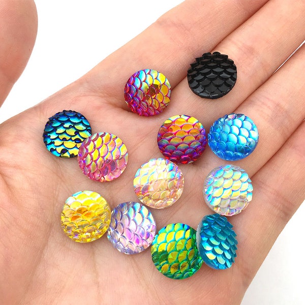 Fish Scale Charms - Etsy