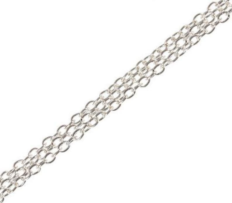 5 Meters/lot 2mm Cross Brass Chain for Jewelry Making Necklace Fashion ...