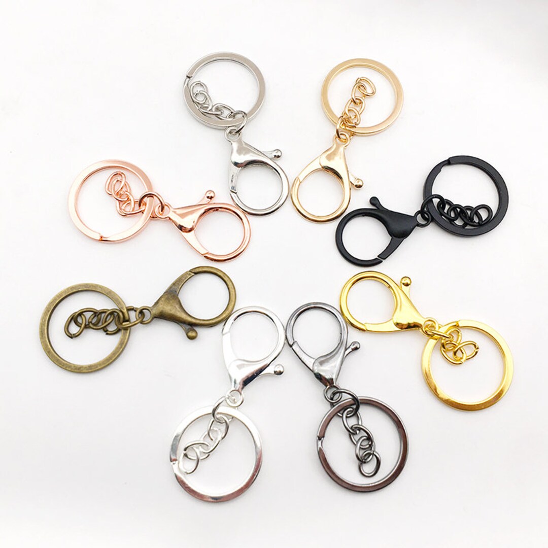 5-15pcs Losbter Clasp Hooks Keychains Lobster Claw Clasp, Keychain Ring ...