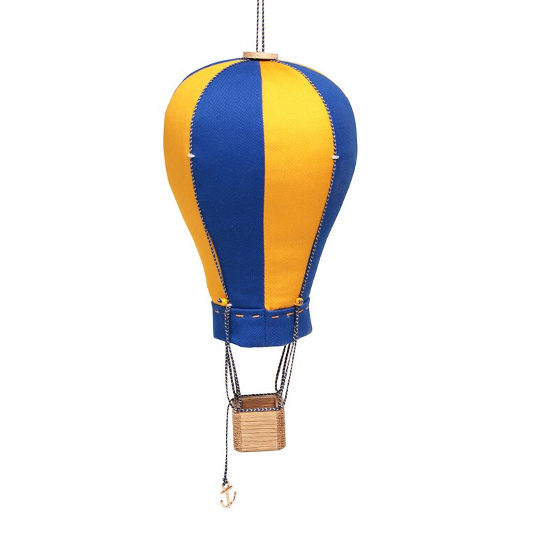 Airplane and Hot Air Balloon Mobile, Travel Nursery Decor for Boys - Etsy