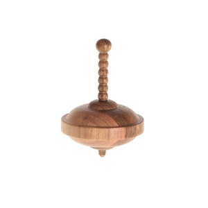 Wooden Spinning Top, Model C – A Perfect Gift for Seniors. Walnut. - Etsy