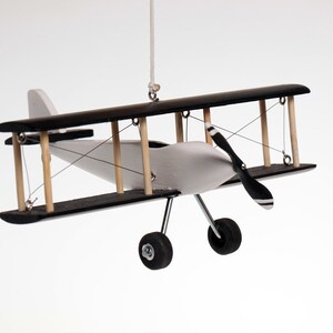 Hanging Airplane White Black For Children Nursery Decor | Etsy