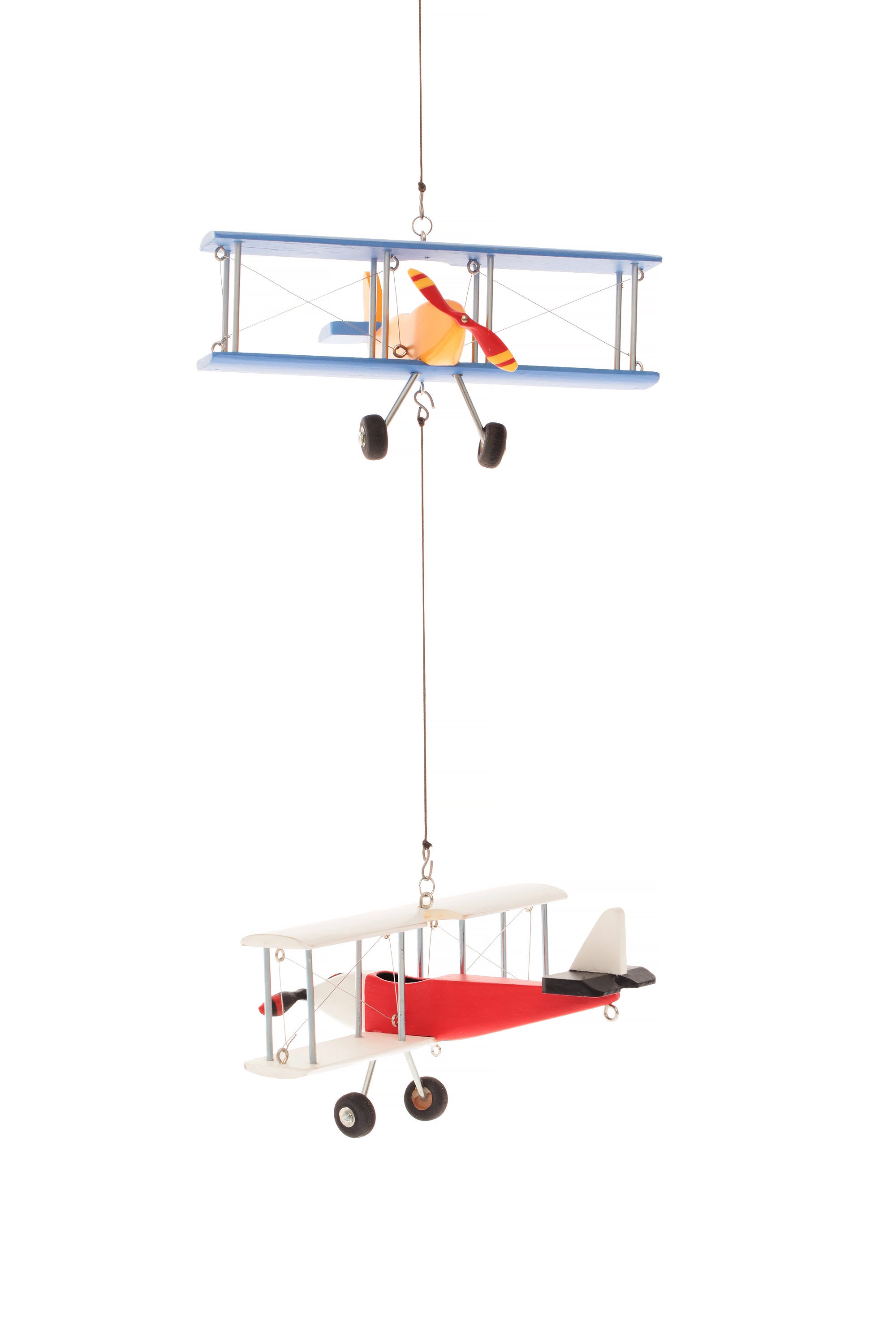 Vertical Colorful Airplane Mobile 4 Hanging planes | Etsy