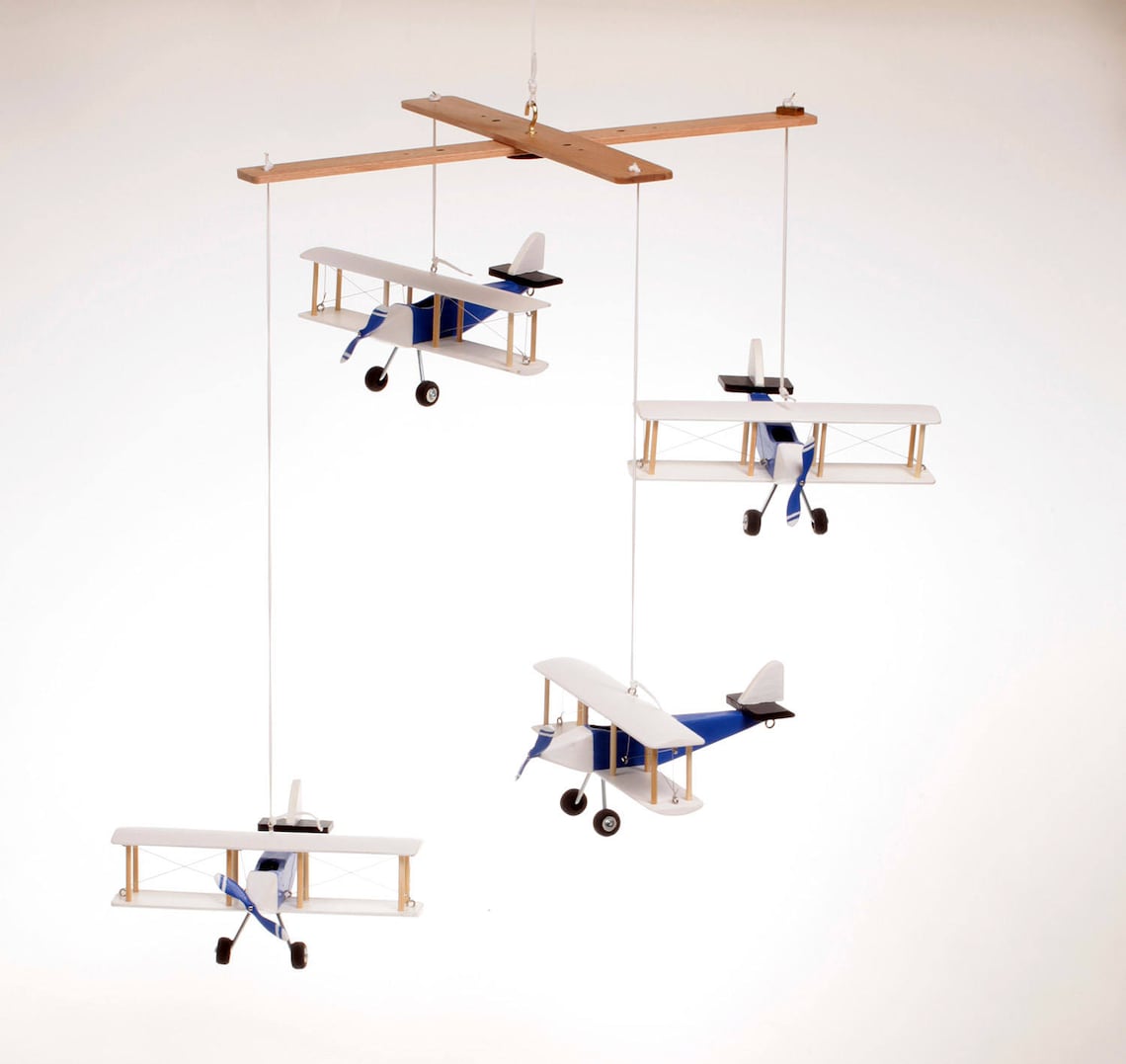 Hanging Airplane Collectible Red White Black For Children | Etsy