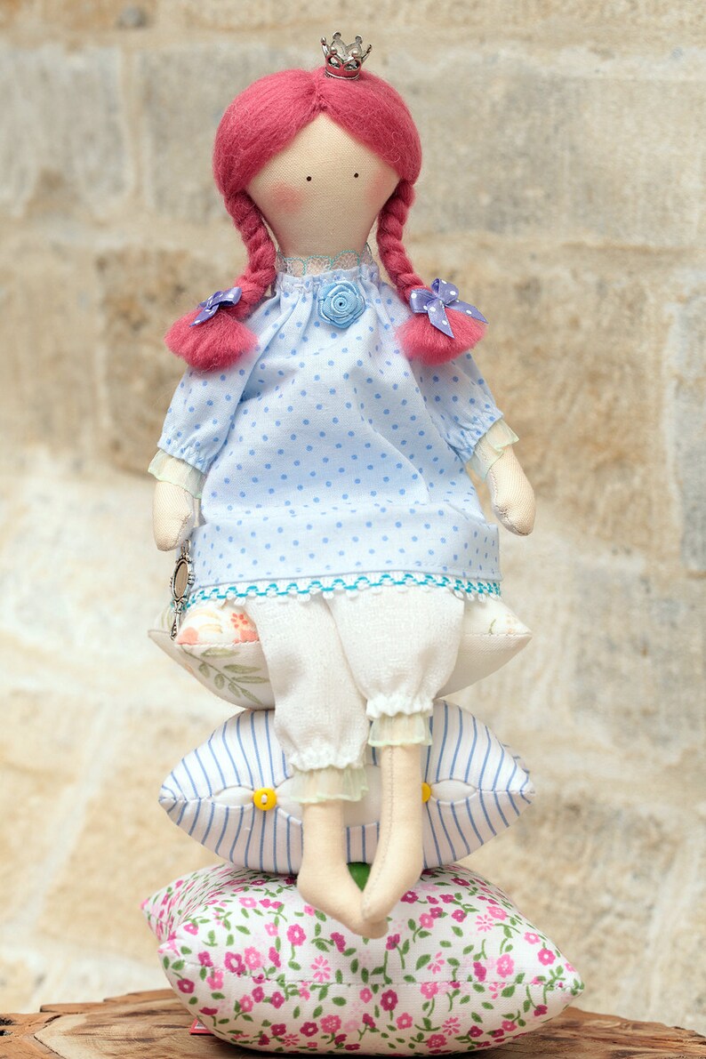 Textile Doll Princess and the Pea Tilda Nursery Decor - Etsy