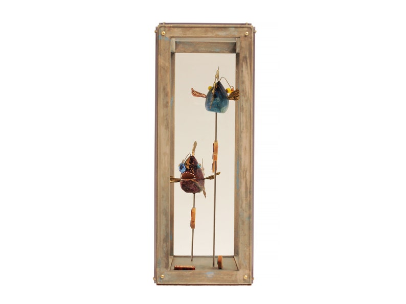 Wooden Anglerfish Diorama Sculpture Ocean Fish Display - Etsy