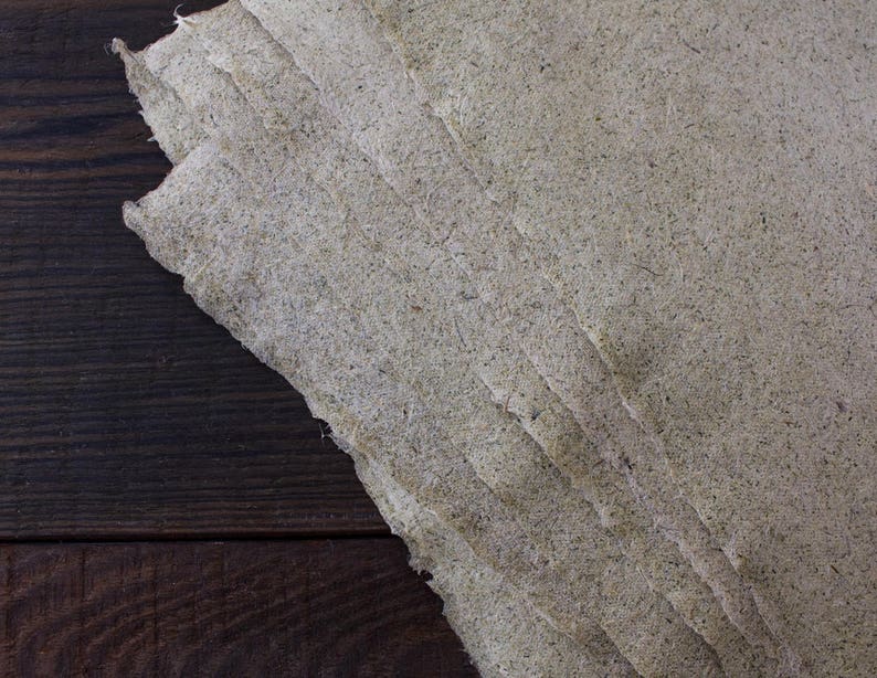 A4 Deckled Edge Handmade Paper Textured Homemade Sheets Eco - Etsy