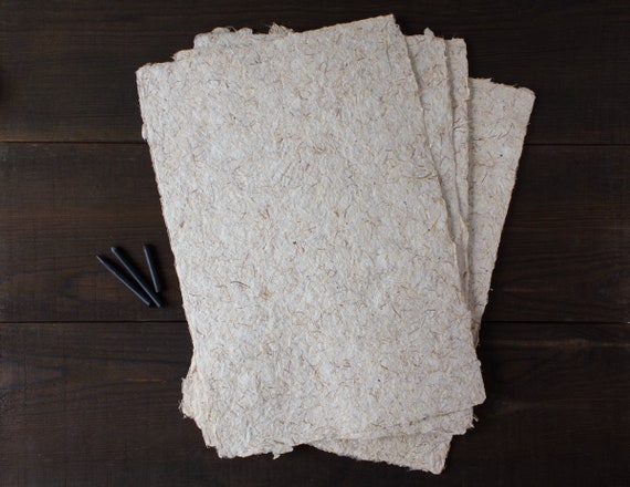 Handmade Paper Decorative Textured Paper Natural Homemade | Etsy