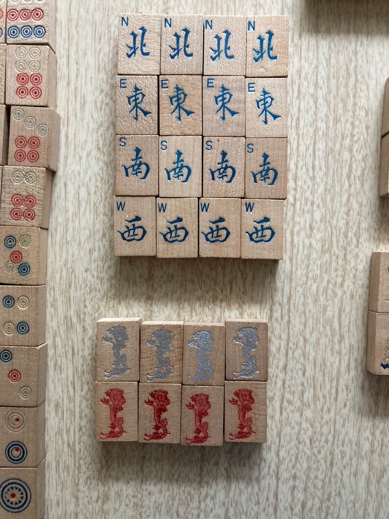 Antique 1923 Pung Chow Mah Jongg Educator Set - Etsy