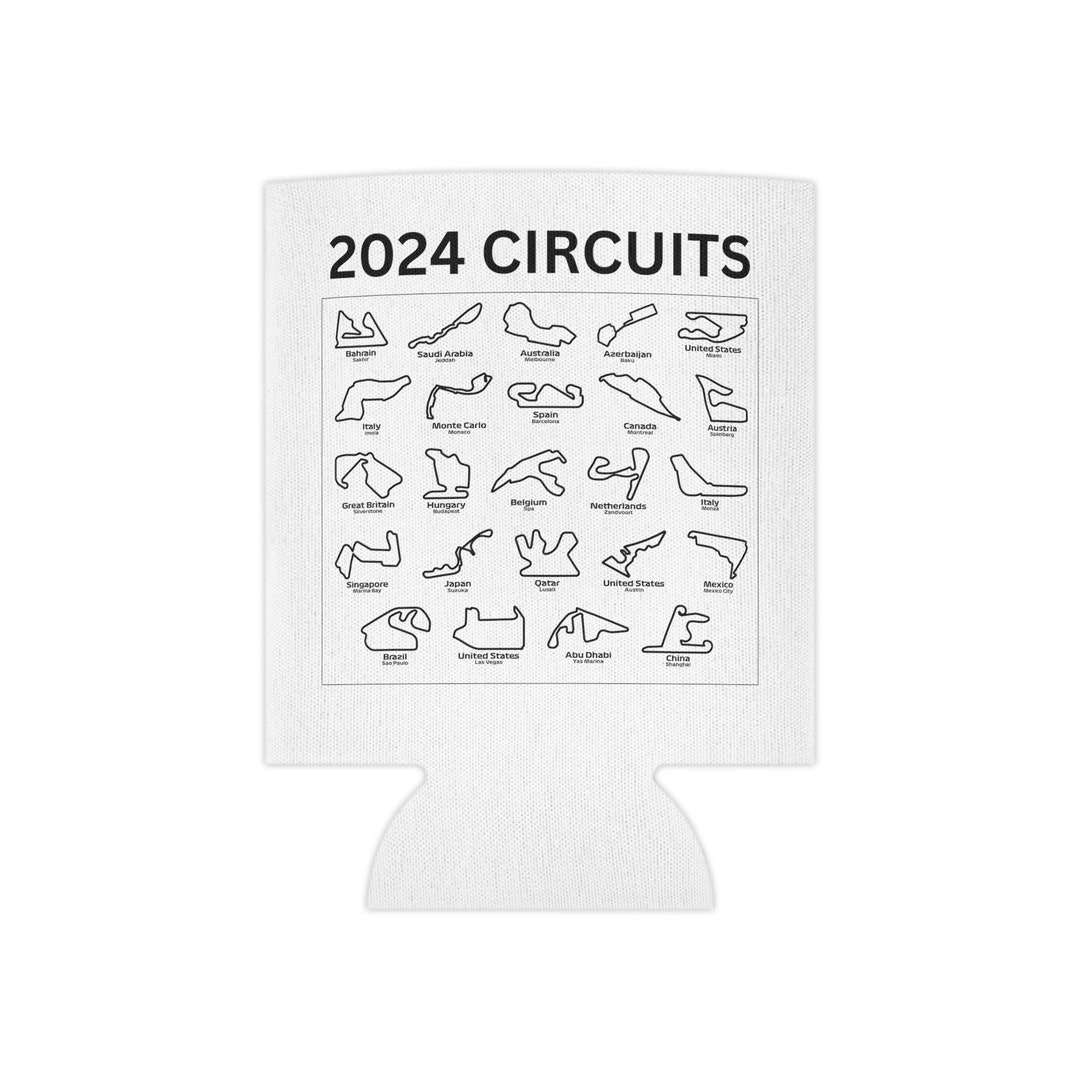 Formula 1 2024 Circuit Can Cooler, F1racetrack Can Coozie - Etsy