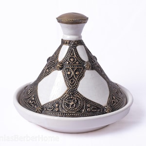 Moroccan Handmade Tagine | Berber Ceramic Tagine | Traditional Serving ...