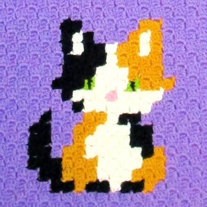 Crochet Pattern Download - Kitty Corner Afghan - Cat Lovers - Etsy