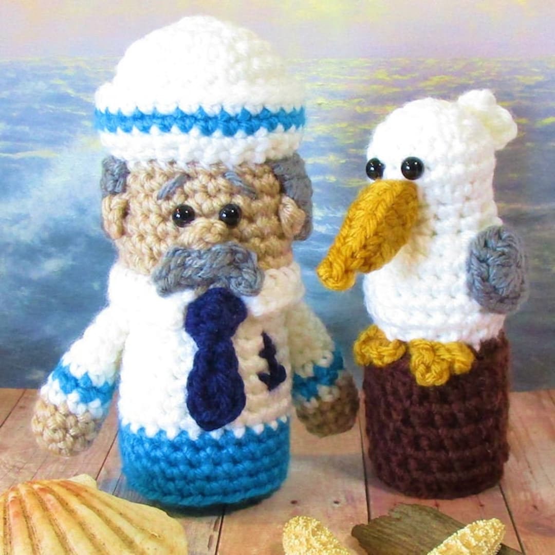Crochet Pattern Download - Captain and His First Mate - Amigurumi - Etsy