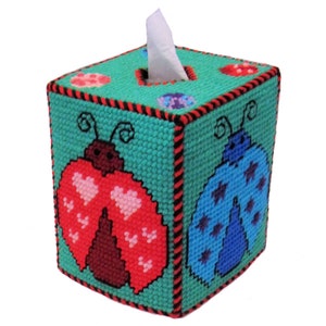 Plastic Canvas Pattern Download - Lovely Ladybugs Home Decor Set - Etsy