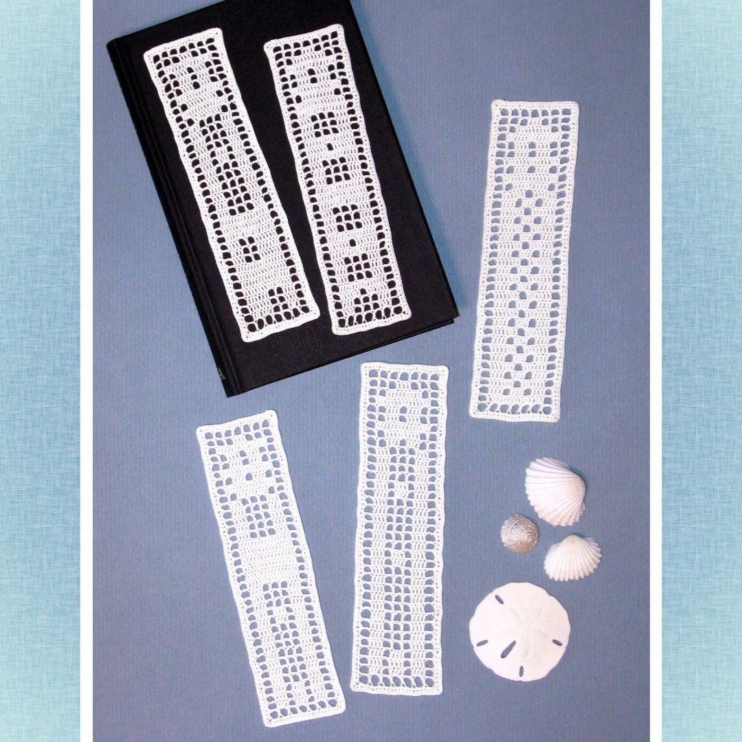 Crochet Pattern Download - Lighthouse Filet Bookmarks - Etsy