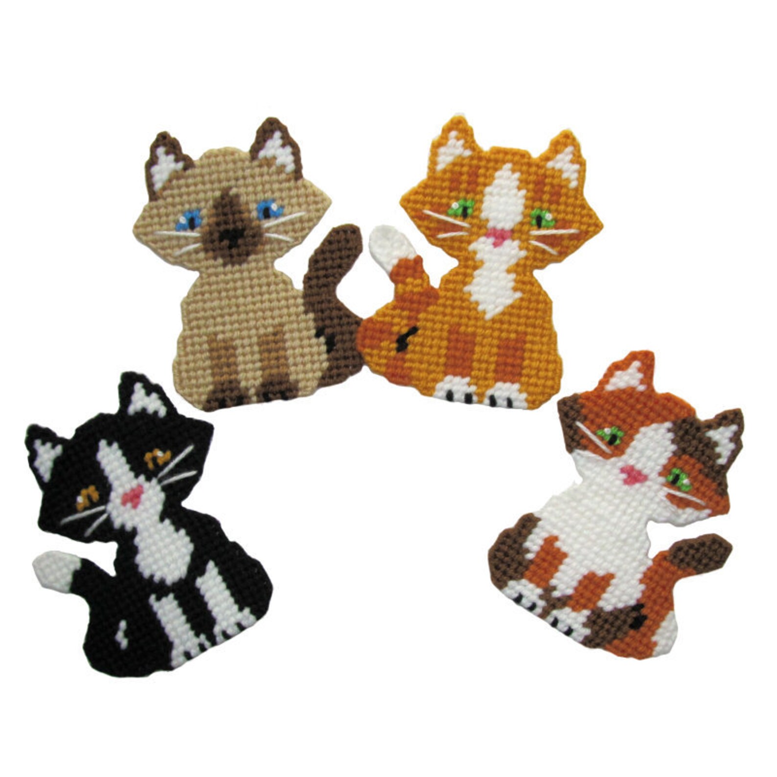 Plastic Canvas Pattern Download - Cuddly Kitty Décor - Etsy