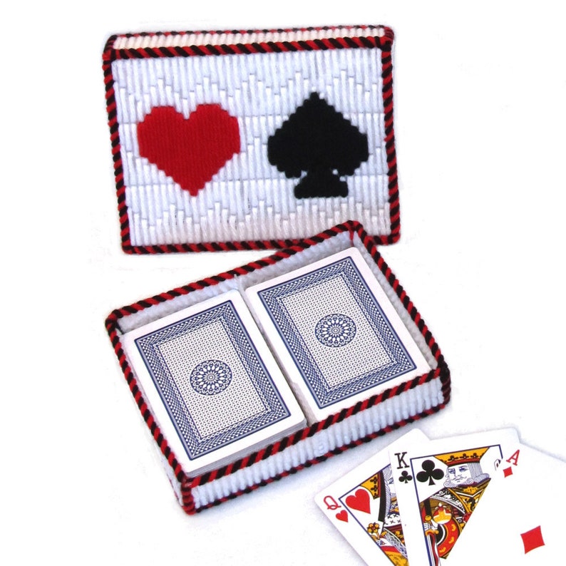 Plastic Canvas Pattern Download Playing Card Cases - Etsy