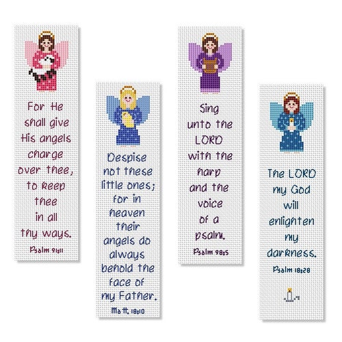Cross Stitch Pattern Download 4 Bible Bookmarks - Etsy