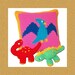 Crochet Pattern Download Dinosaurs Afghan, Pillow and Toys Set - Etsy