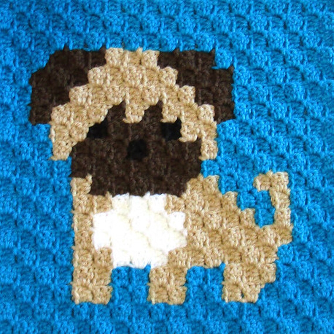 Crochet Pattern Download Puppy Corner Afghan Dog Lovers - Etsy