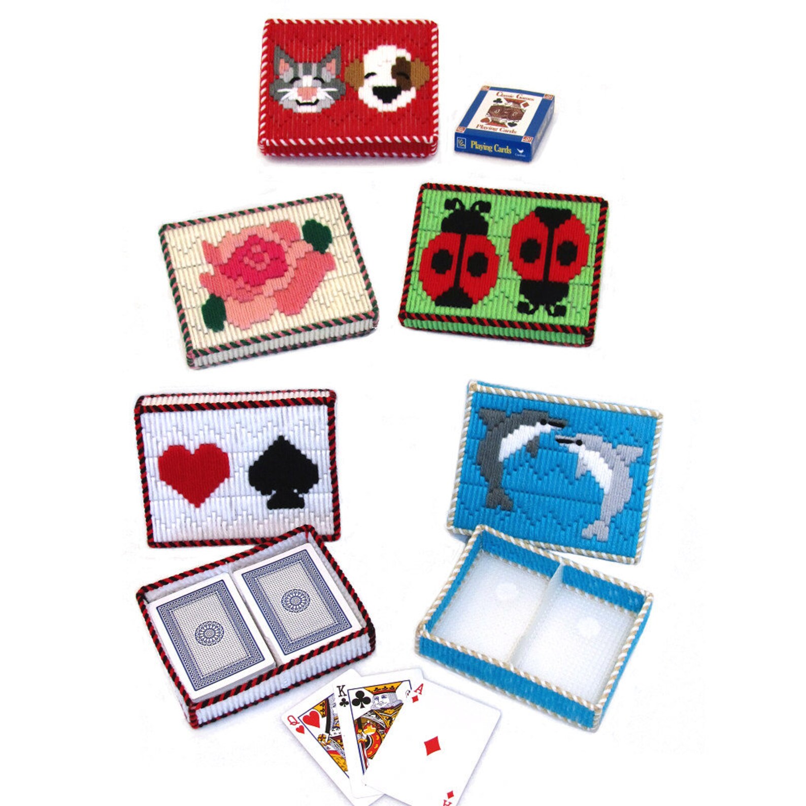 Plastic Canvas Pattern Download - Playing Card Cases - Etsy