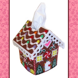 Plastic Canvas Pattern Download - Gingerbread House Decor - Etsy