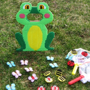 Plastic Canvas Pattern Download - Feed the Frog Game - Toss and Score ...