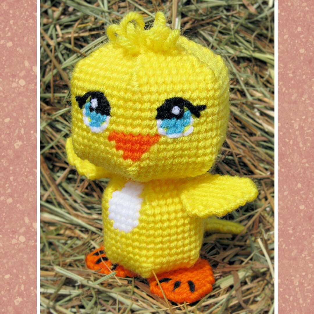 Plastic Canvas Pattern Download - Amigurumi Spring Chick - Etsy