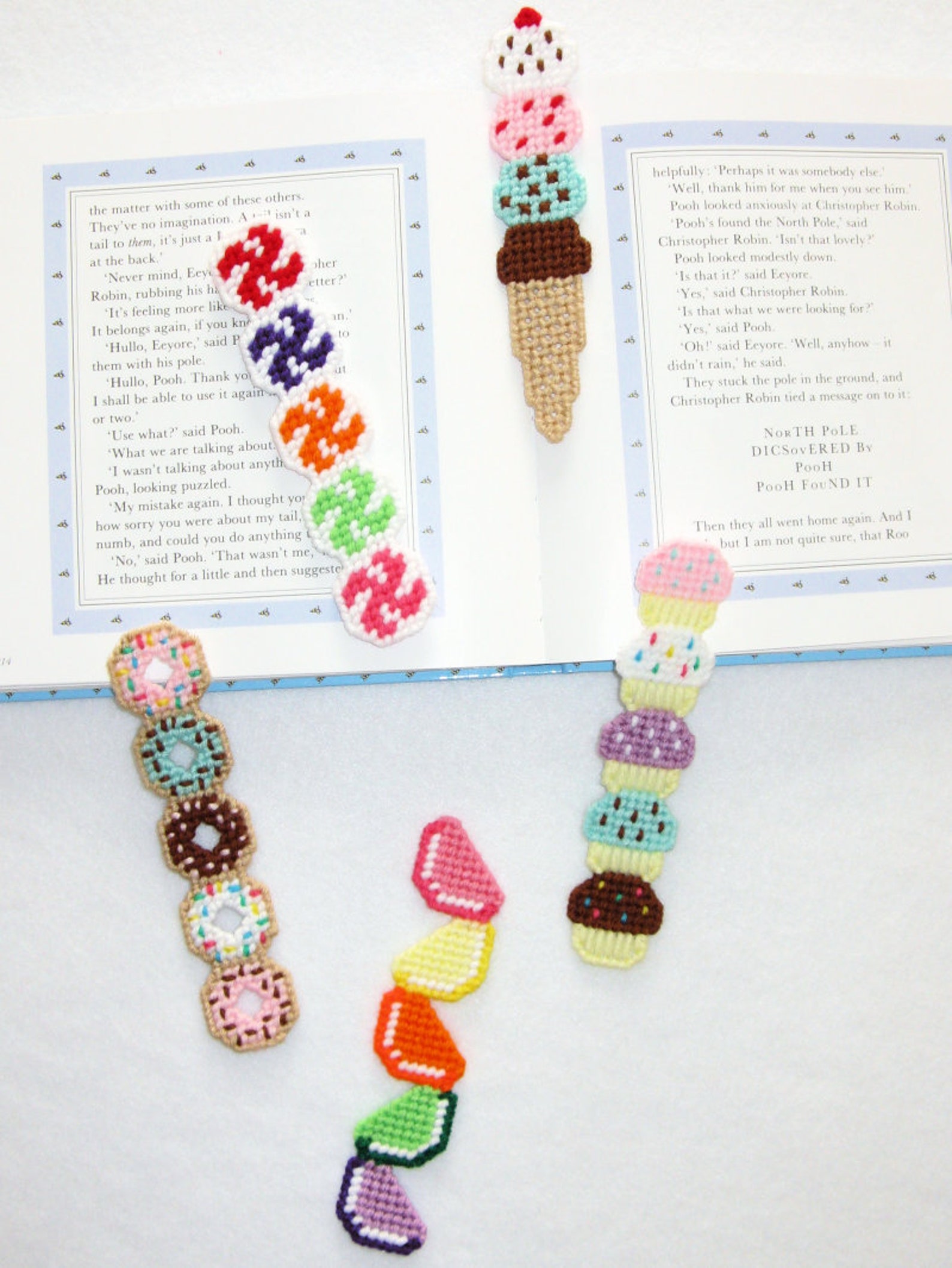 Plastic Canvas Pattern Download - Sweet Treat Bookmarks - Etsy