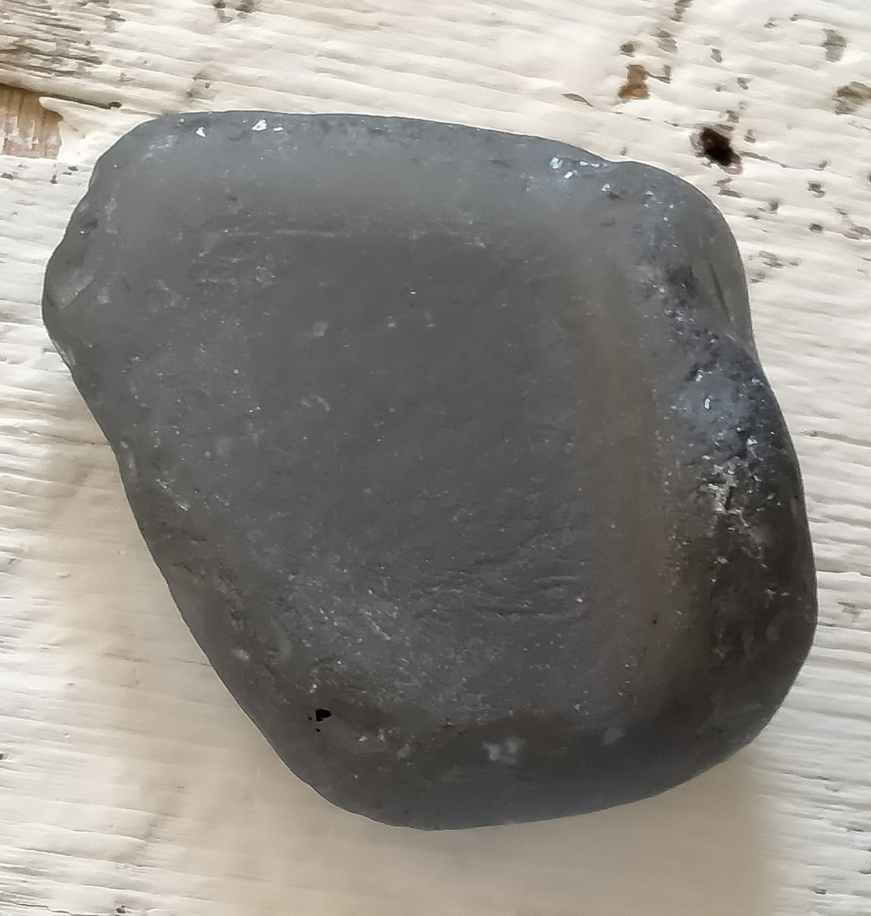 Huge Grey Sea Glass Paperweight Authentic Sea Glass Rare - Etsy