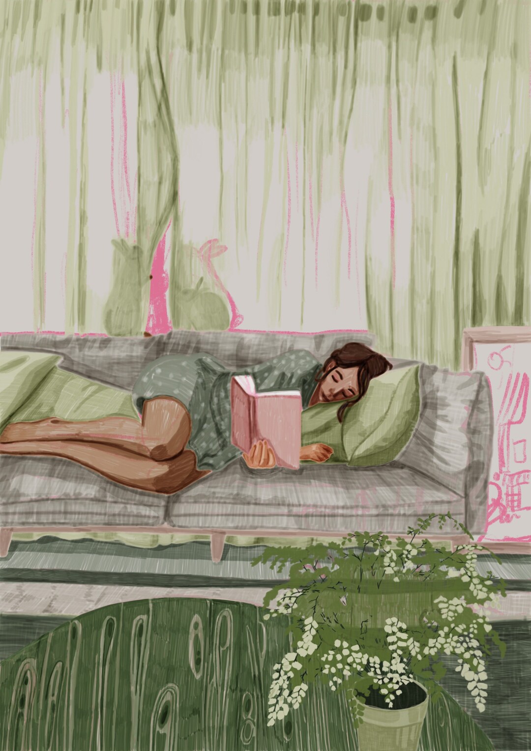 Daydreamer Illustration A3 - Etsy