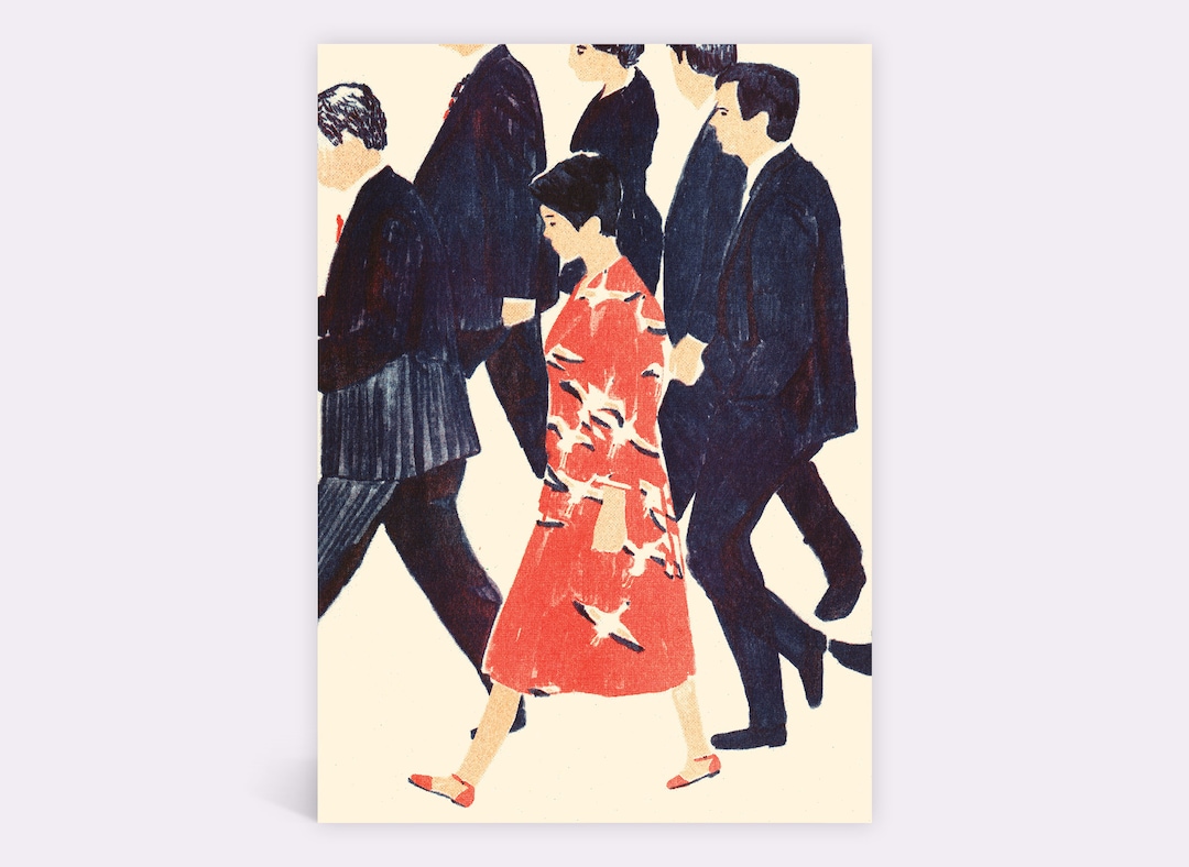 Sleep Walking Illustration A3 - Etsy