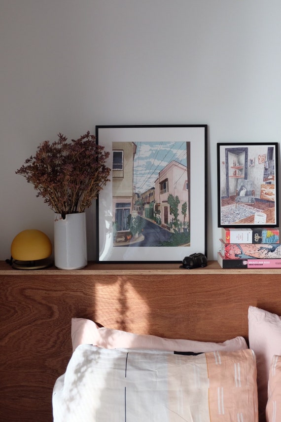 Rabbit Street Illustration A3 - Etsy