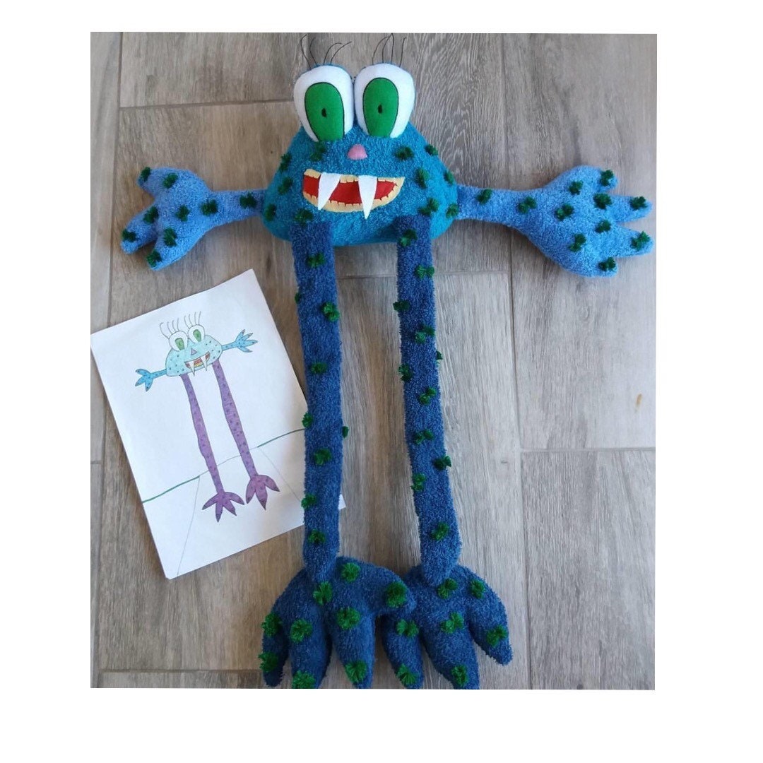 Custom Plush From Drawing Kids Drawing Into Plush Toy Soft - Etsy UK